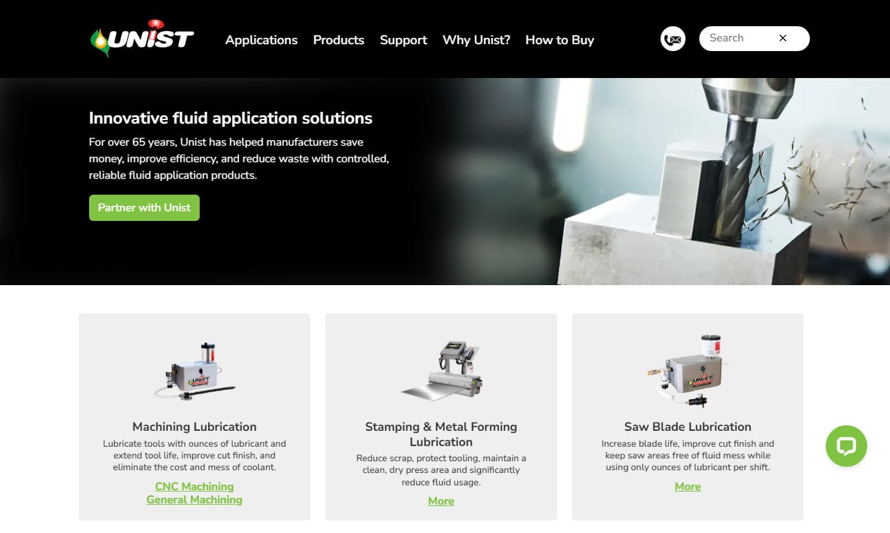 UNIST, Inc. | Lubricating System